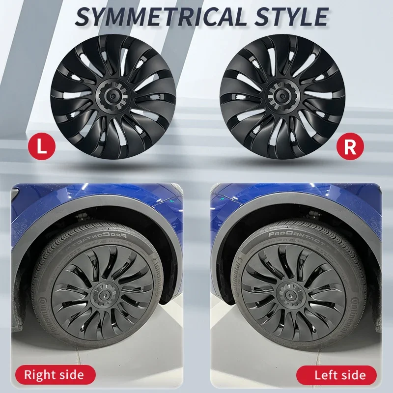 19inch 4PCS HubCap Performance Wheel Caps For Tesla Model Y - Top DIY Tesla